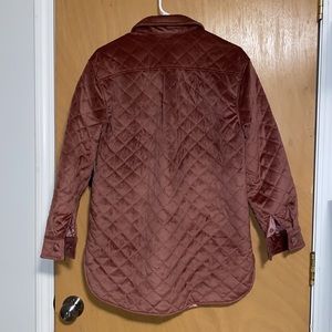 Alice Blue | Jackets & Coats | Alice Blue Quilted Velour Shacket | Poshmark